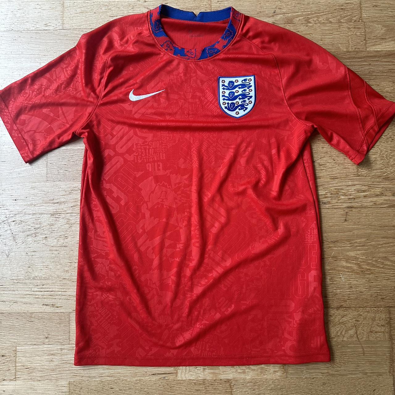 Men’s Nike England Football Shirt - Red - Size... - Depop