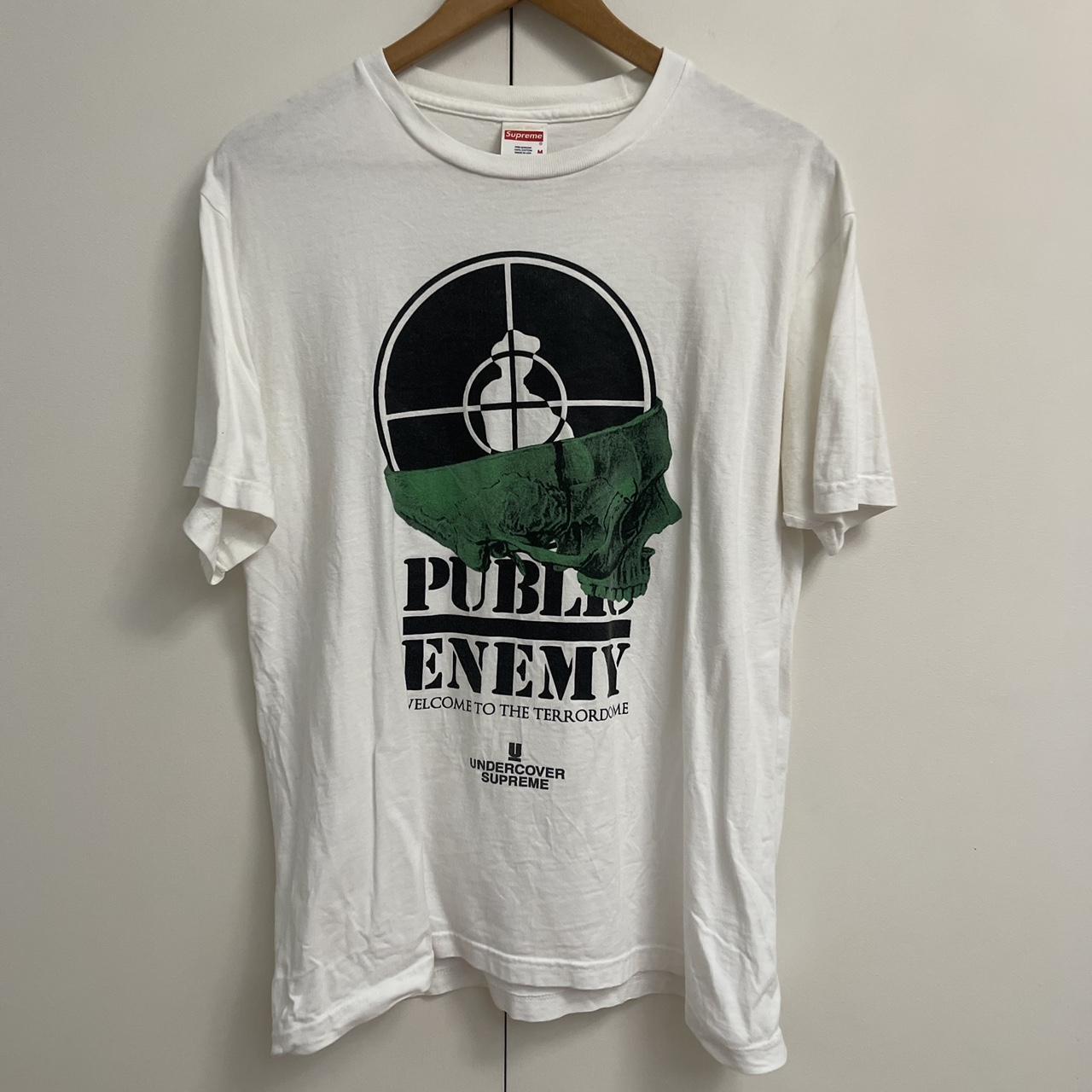 Supreme x Public enemy tee Size M Good condition - Depop