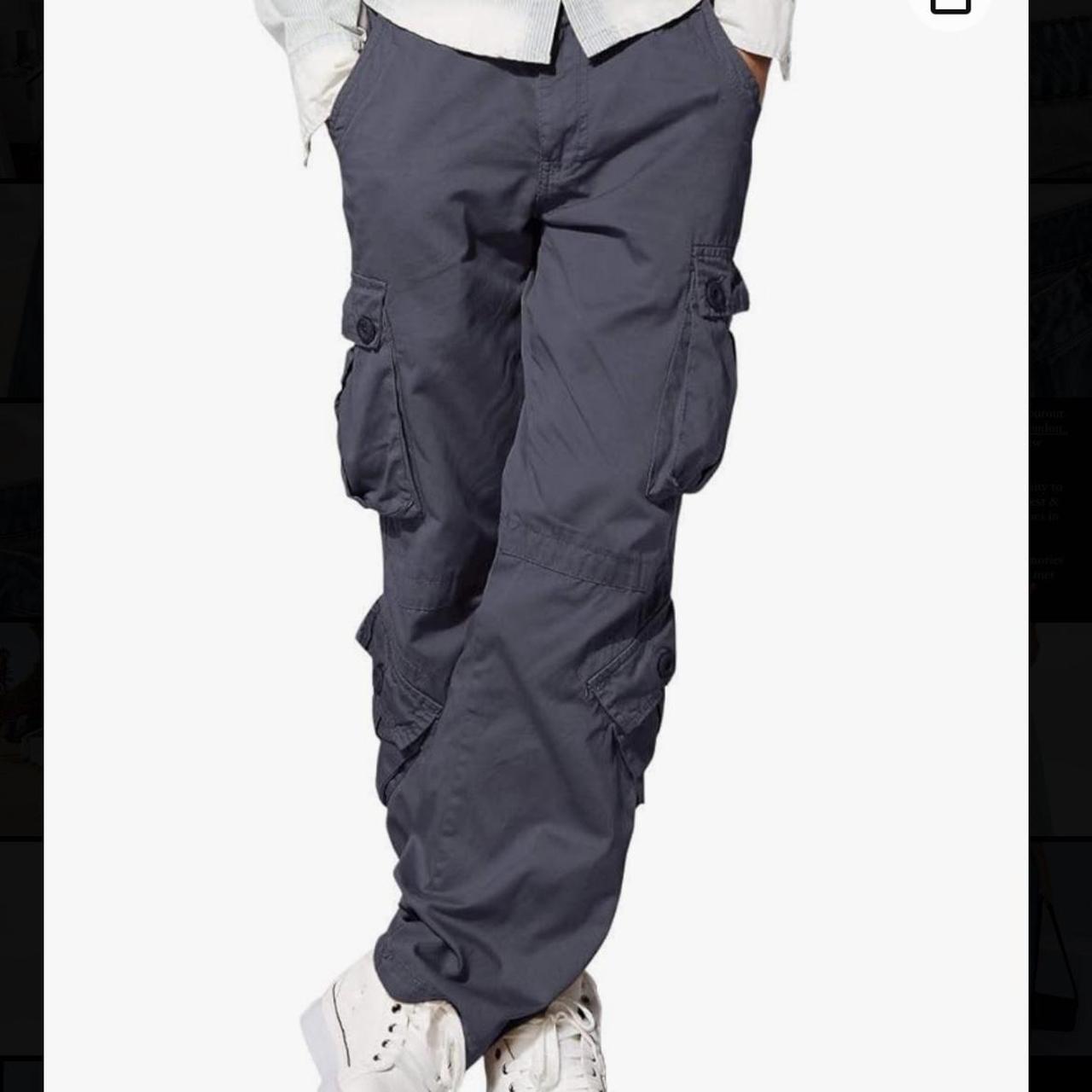 Amazon Cargo Pants with adjustable waist 34” waist... - Depop