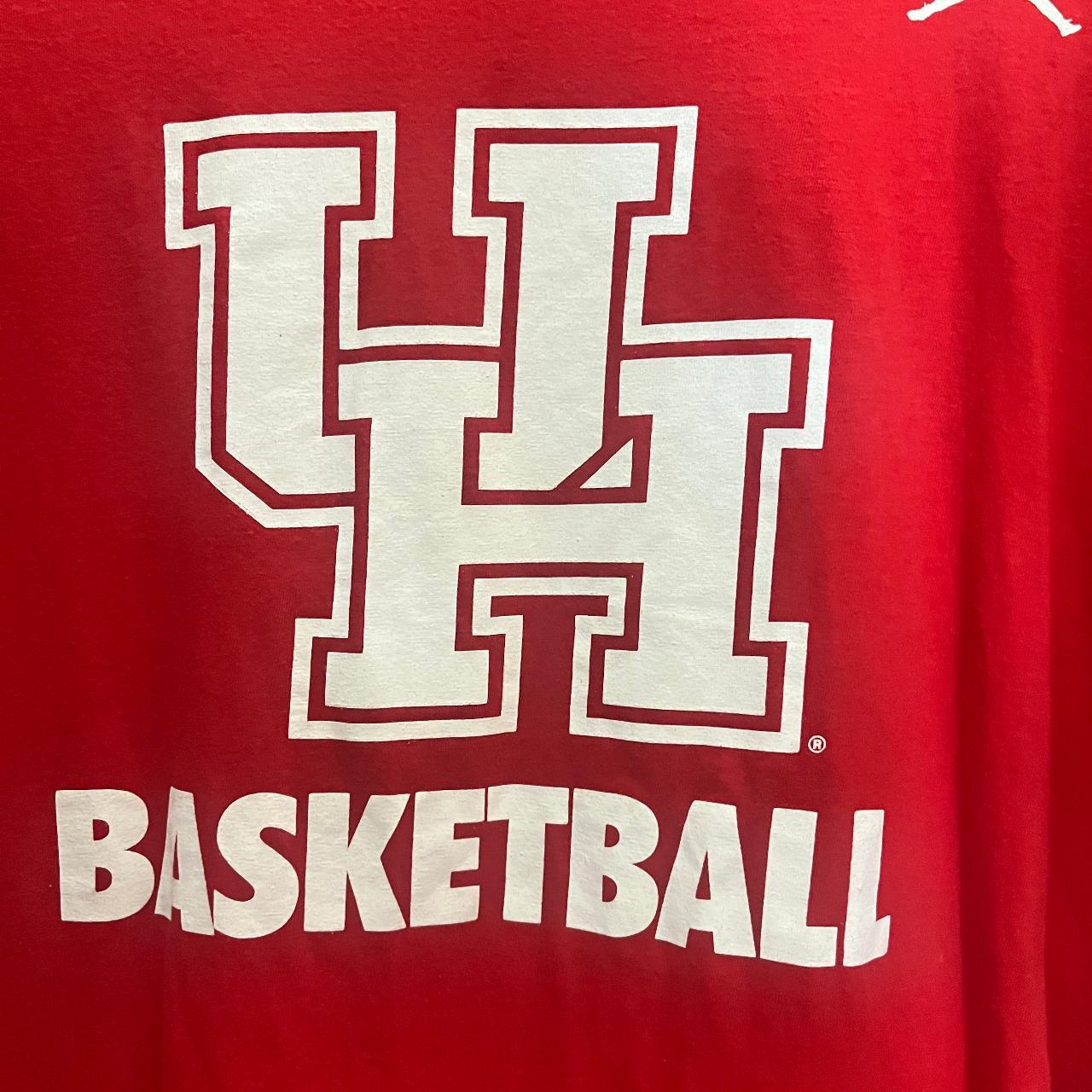 University of Houston Basketball Jordan Shirt --... - Depop