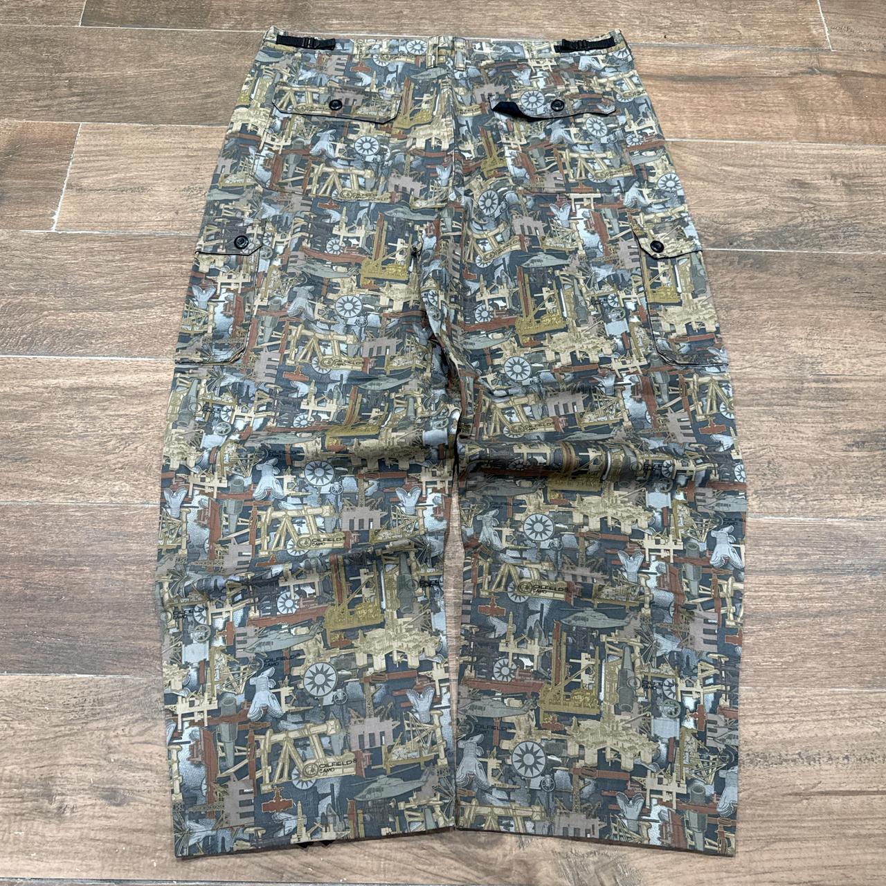 Vintage 90s Walls Rare Oil Rig Camo Baggy Cargo... | Depop