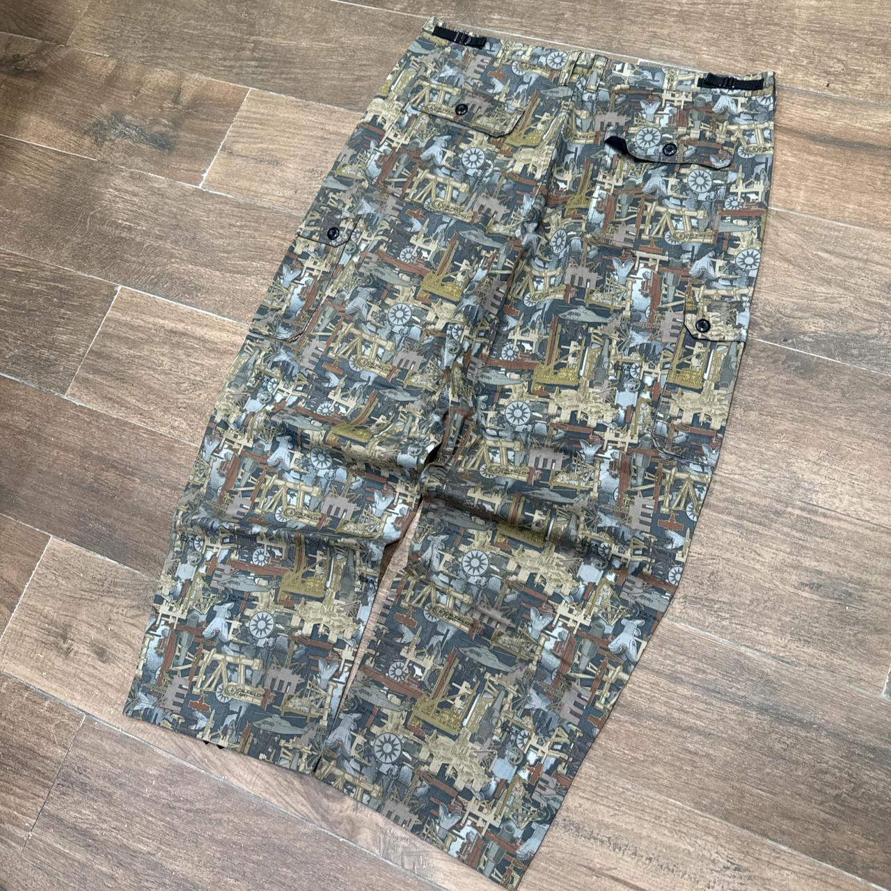 Vintage 90s Walls Rare Oil Rig Camo Baggy Cargo... | Depop