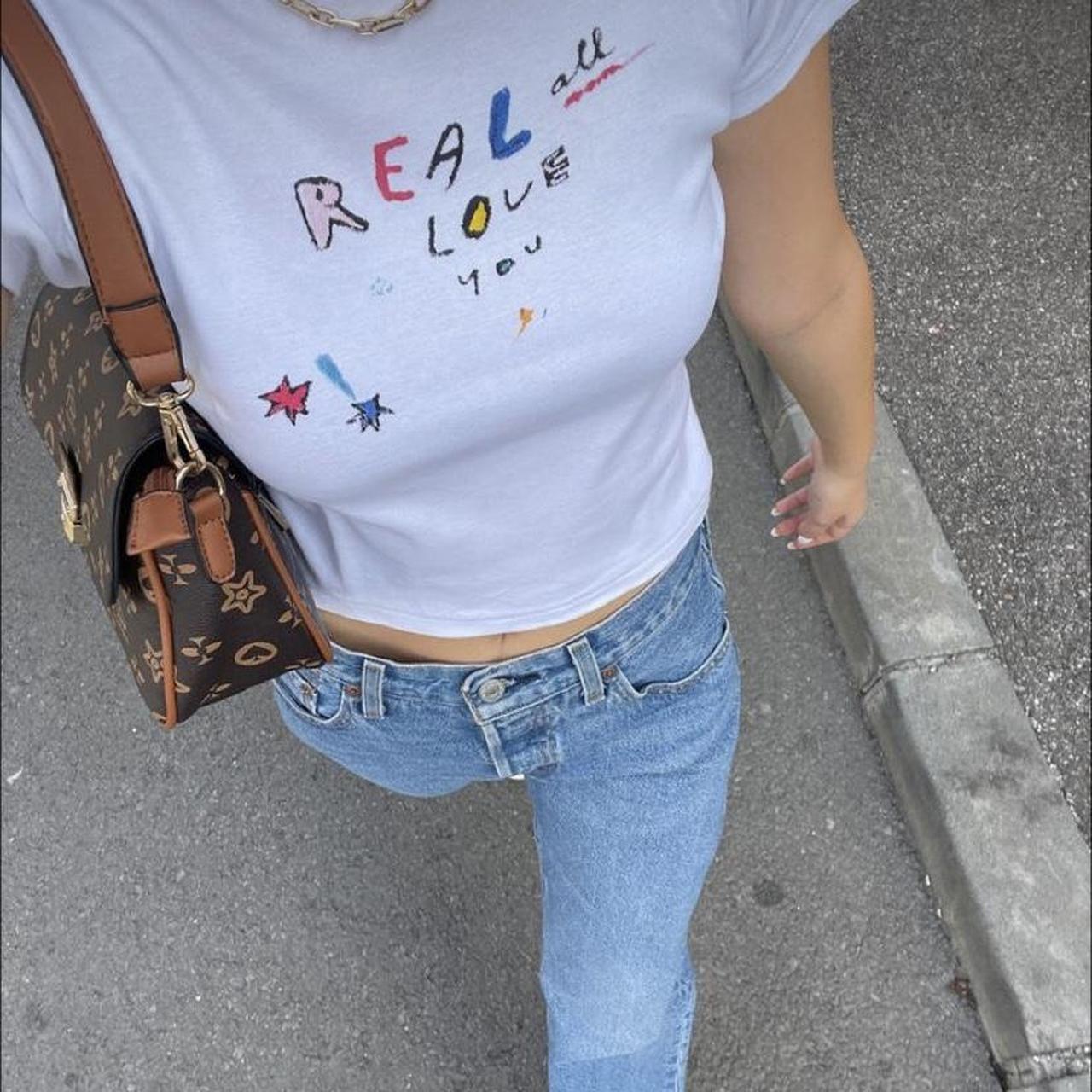 Loveliest Realisation par baby tee / tshirt / top in... - Depop