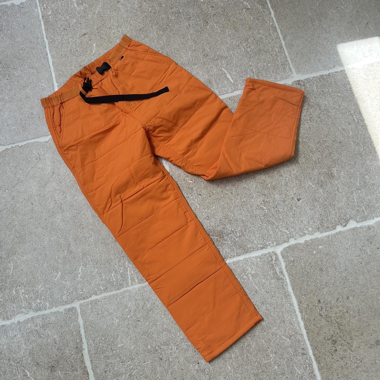 The hundreds orange puffer pants. These are a wicked... - Depop