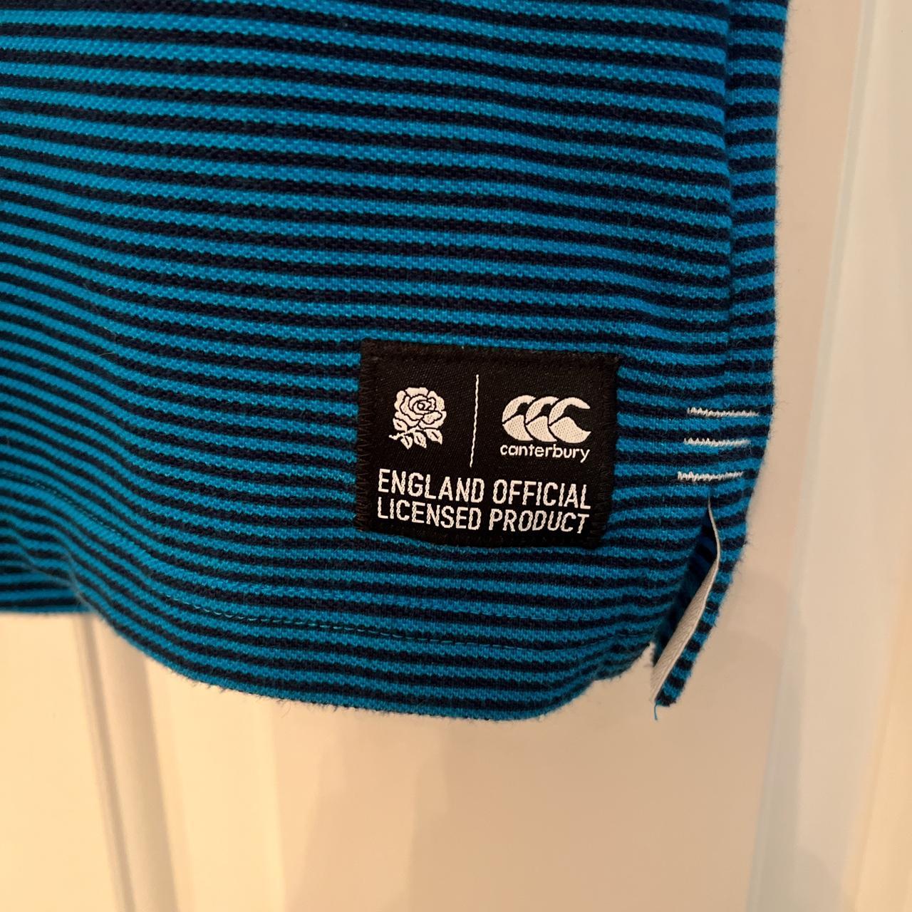 Canterbury Men's Black and Blue Polo-shirts | Depop