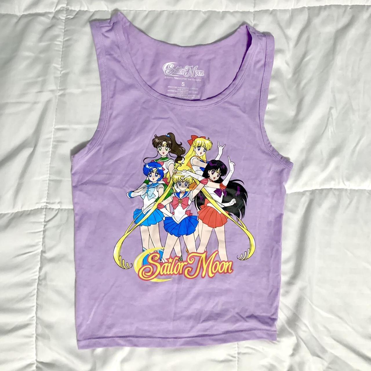 Sailor moon top. Soooo cutee! In a lilac color. Tank... - Depop