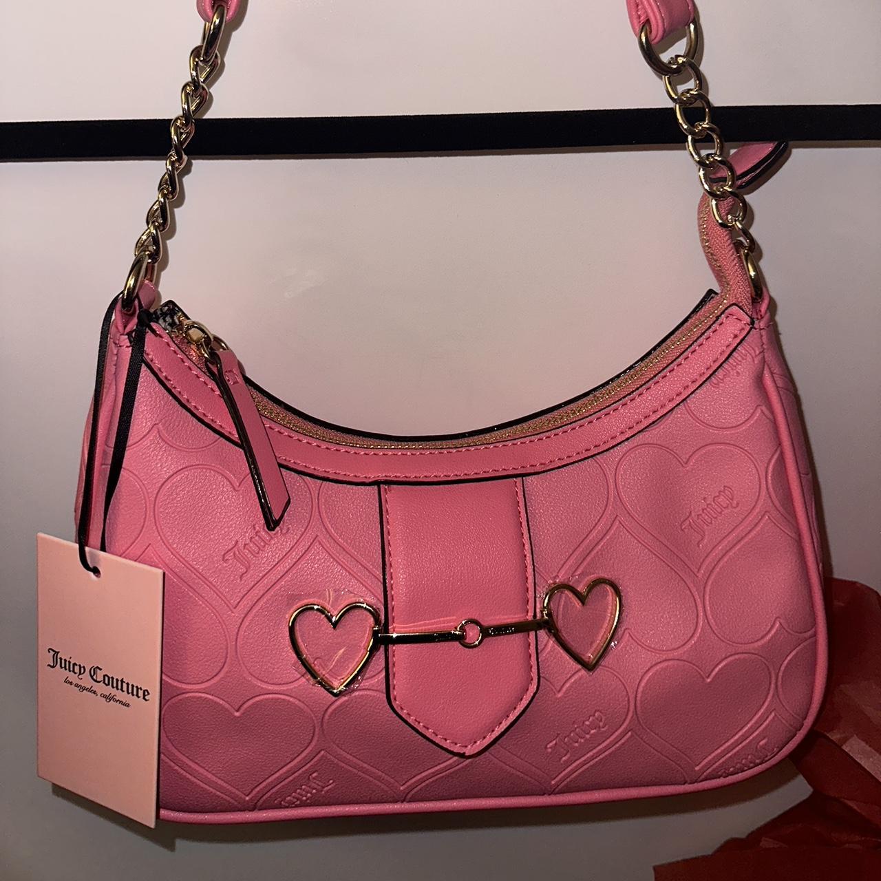 Juicy couture shoulder bag with gold details New... - Depop