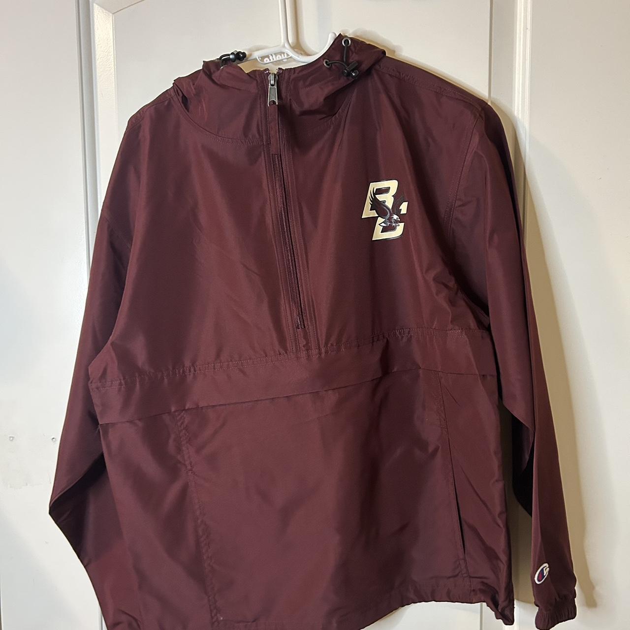 CHAMPION BOSTON COLLEGE WINDBREAKER XS - Depop