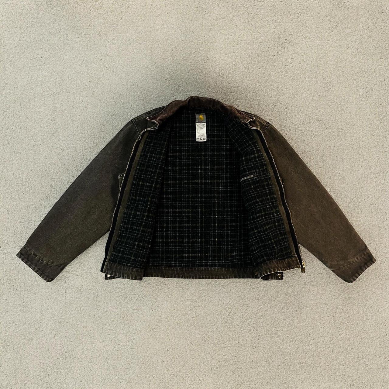 Carharttt J97 MOS Moss Green Detroit Work Jacket... - Depop