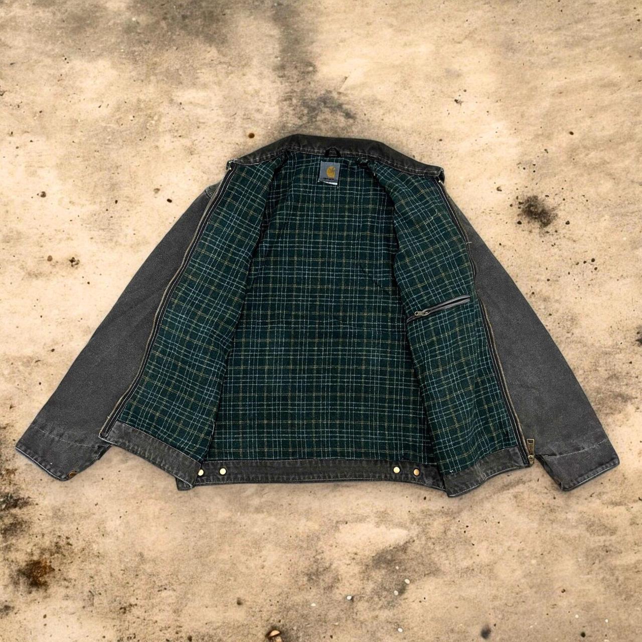 Carharttt J97 PTL Petrol Detroit Work Jacket... - Depop