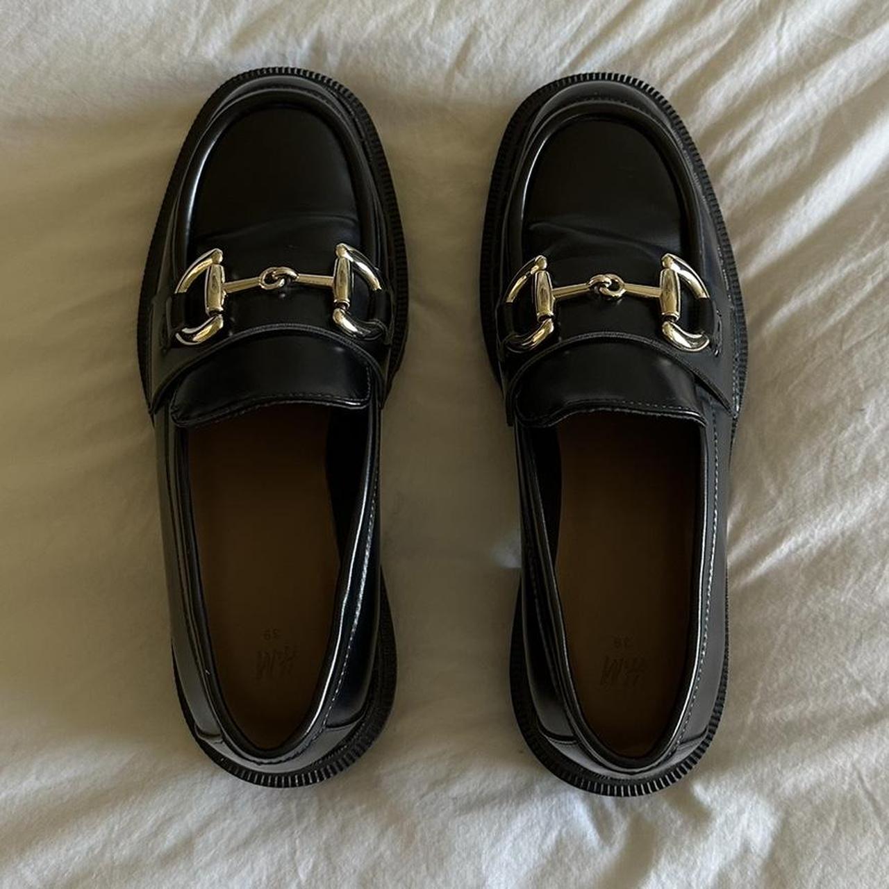 worn once h&m loafers - Depop