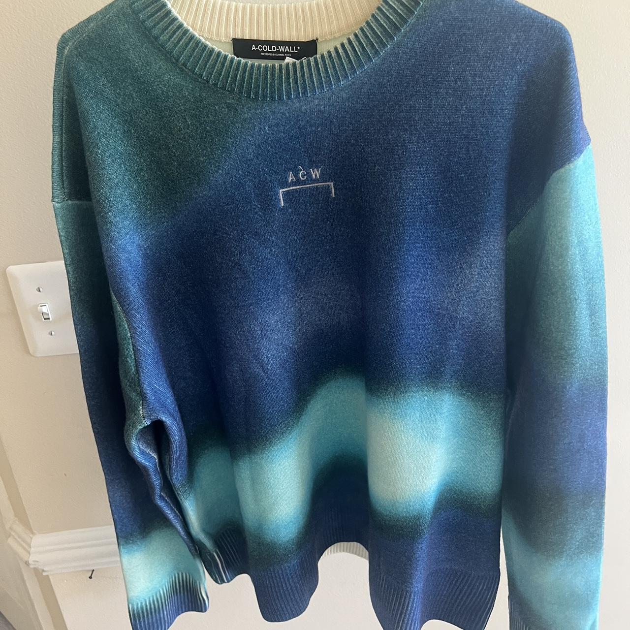 A COLD WALL BLUE GRADIENT SWEATER NEVER WORN/tags... - Depop