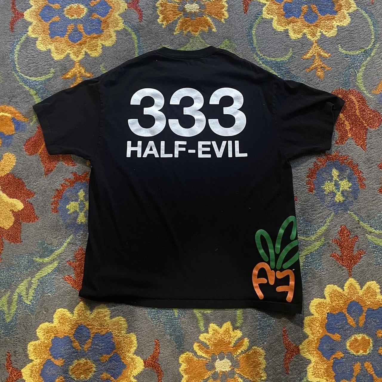 Half Evil x Carrots collaboration tee Size XL 333 - Depop