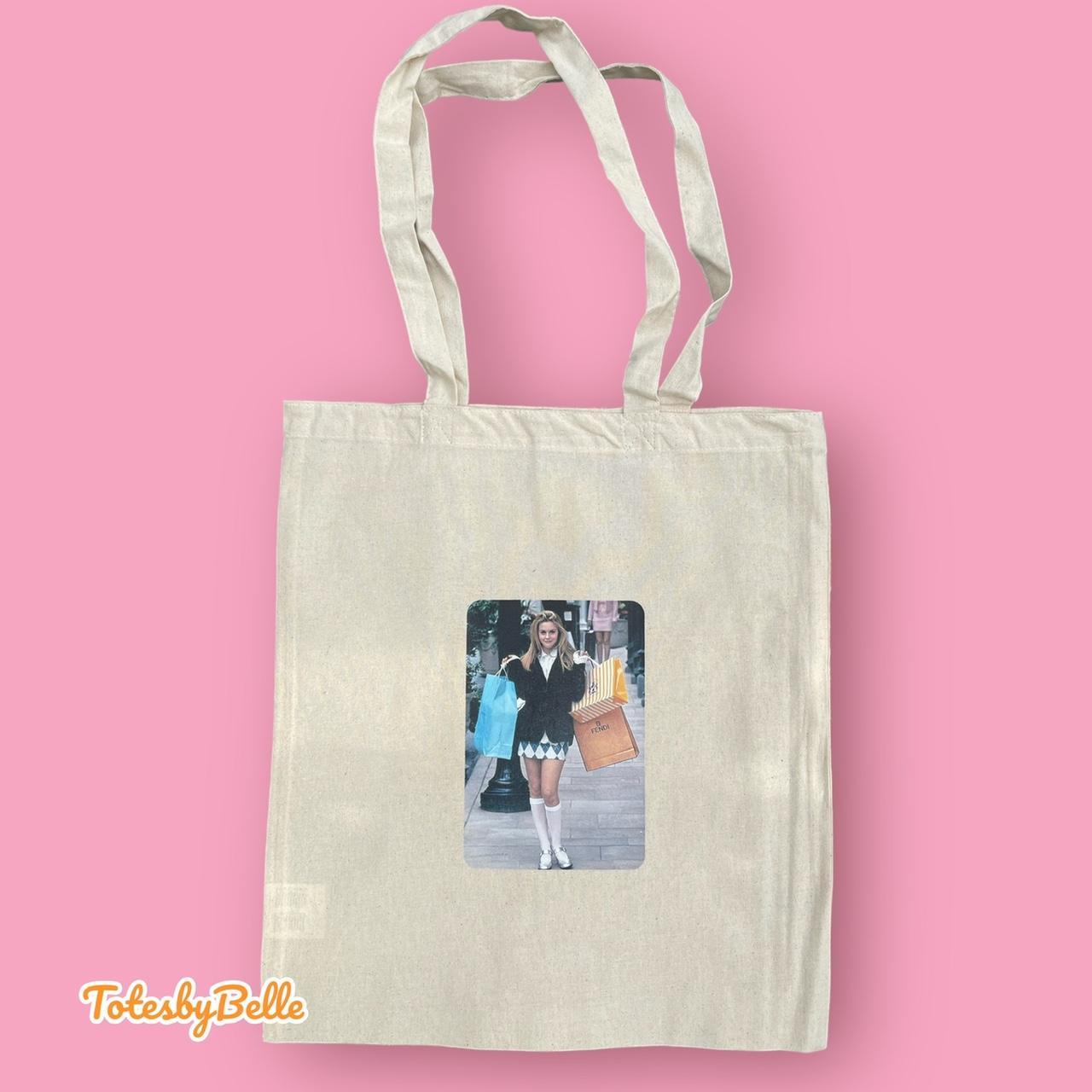 Cute Clueless Cher shopping tote bag Made by me :)... - Depop