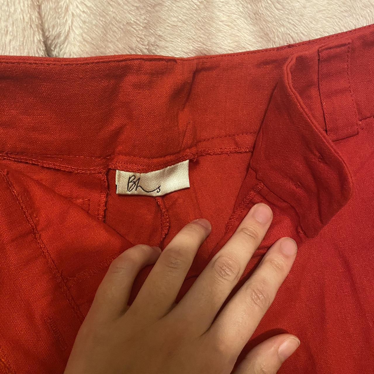 BHS Women's Red Shorts | Depop