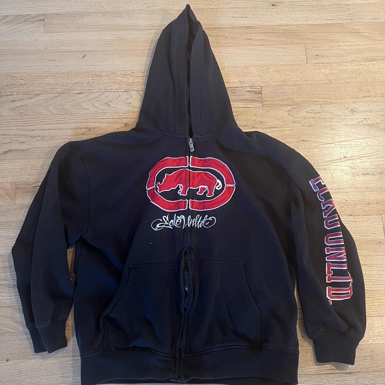 Super y2k Ecko hoodie size large - Depop