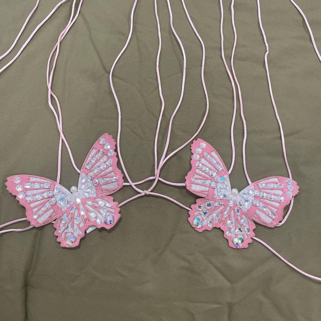 Club Exx butterfly tie top 🦋 One size // worn once... - Depop