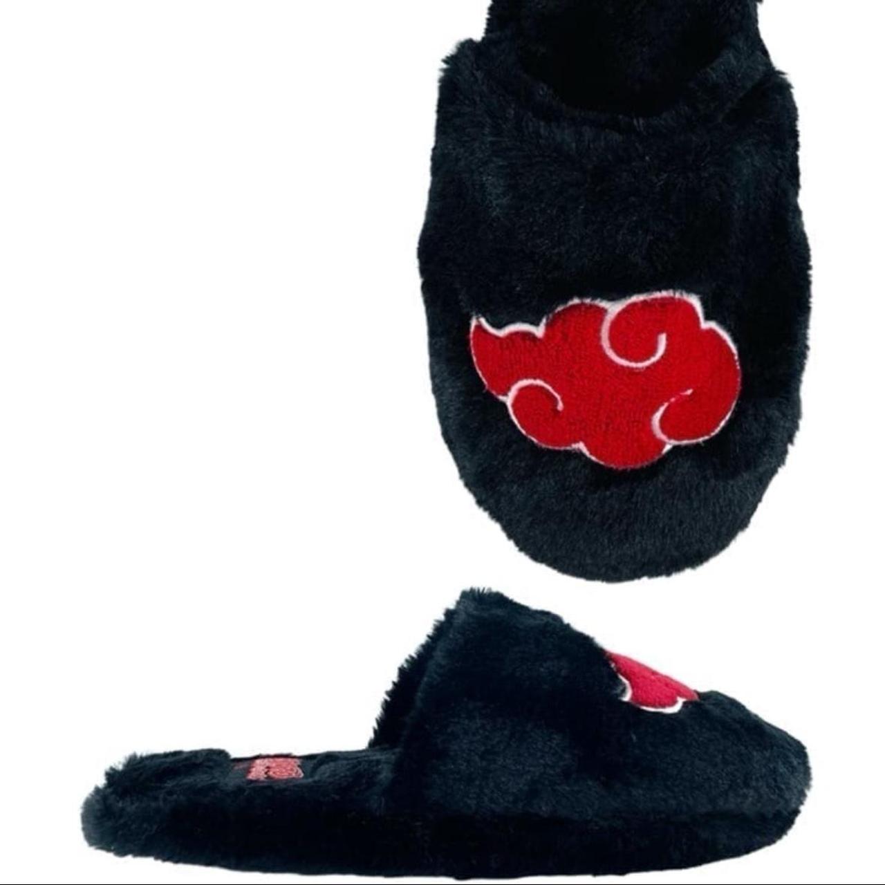 AKATSUKI SLIPPER - BLACK/RED SIZE XS/SMALL Expertly... - Depop