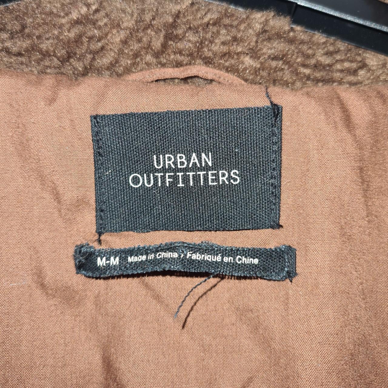 Urban Outfitters Brown Teddy bear jacket. Hardly... - Depop