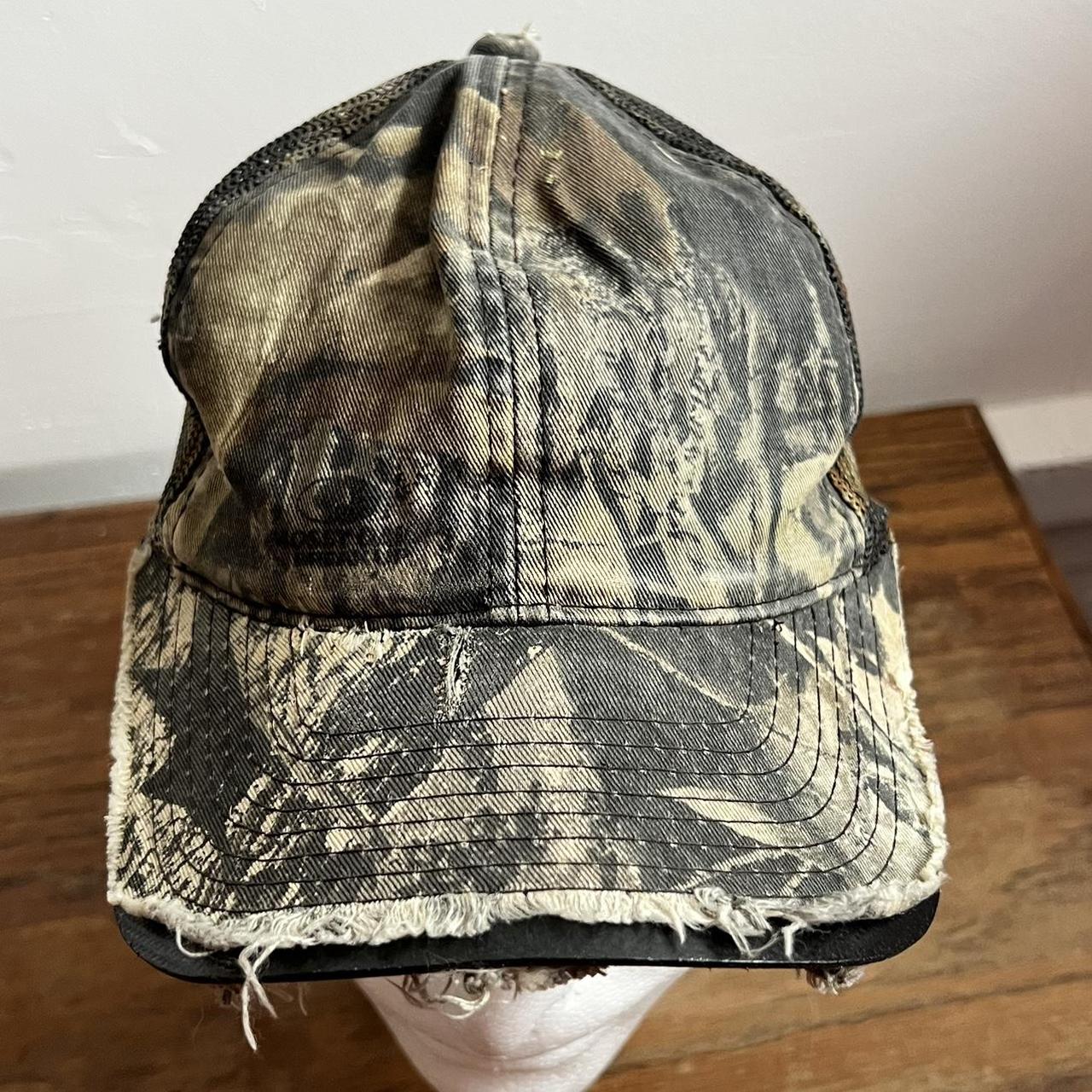 VINTAGE MOSSY OAK DISTRESSED SNAP BACK Looks great... - Depop