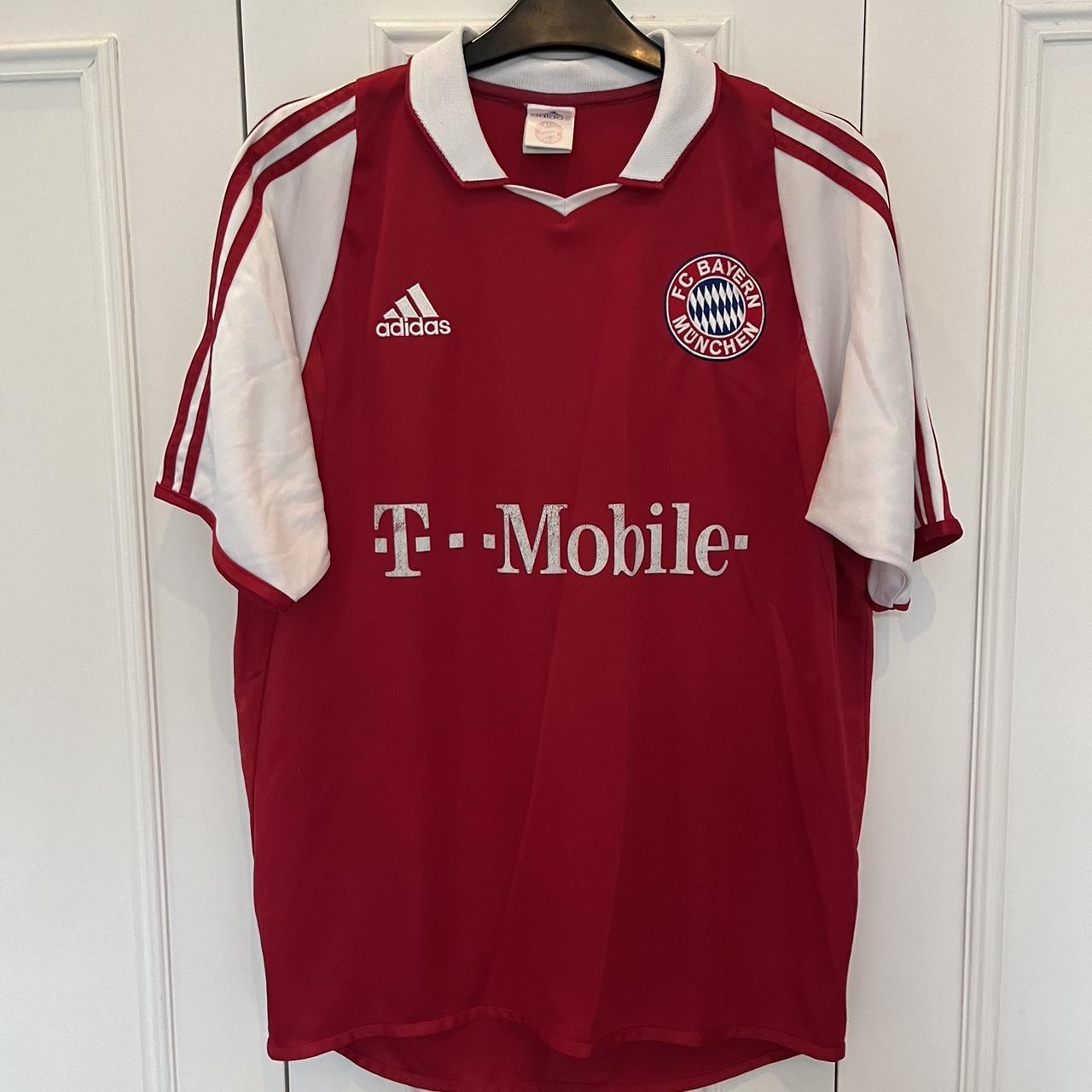 Bayern Munich 2003-2004 medium home shirt adidas... - Depop