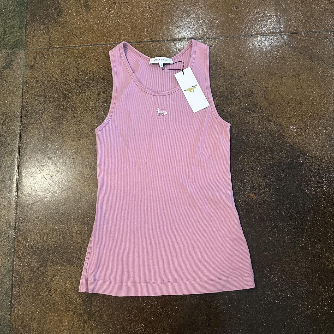 NWT maison kitsune tank top Size small - Depop