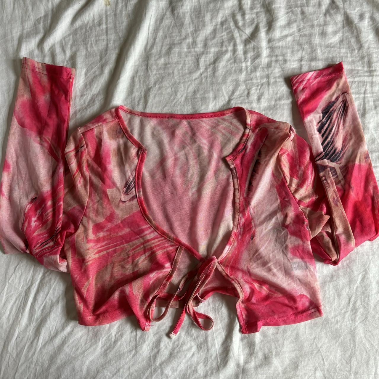 Shein cover up set Pink co-ord set Sheer , can be... - Depop
