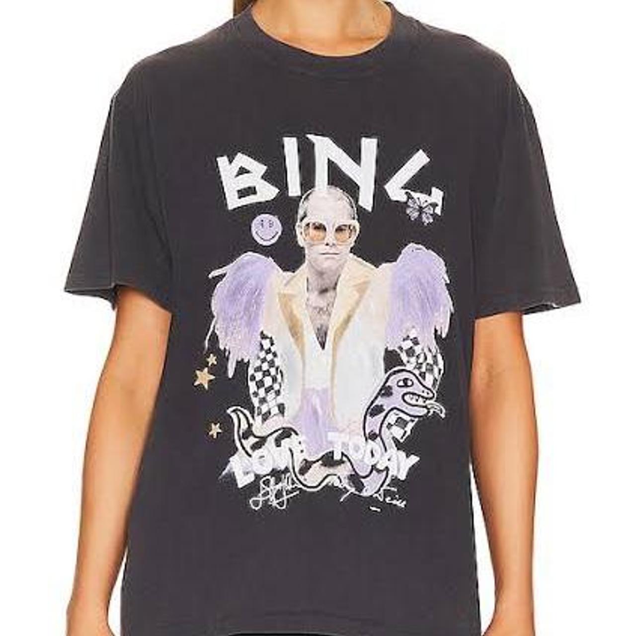 Anine Bing X IceScream Colour Elton John Tee. Size... - Depop