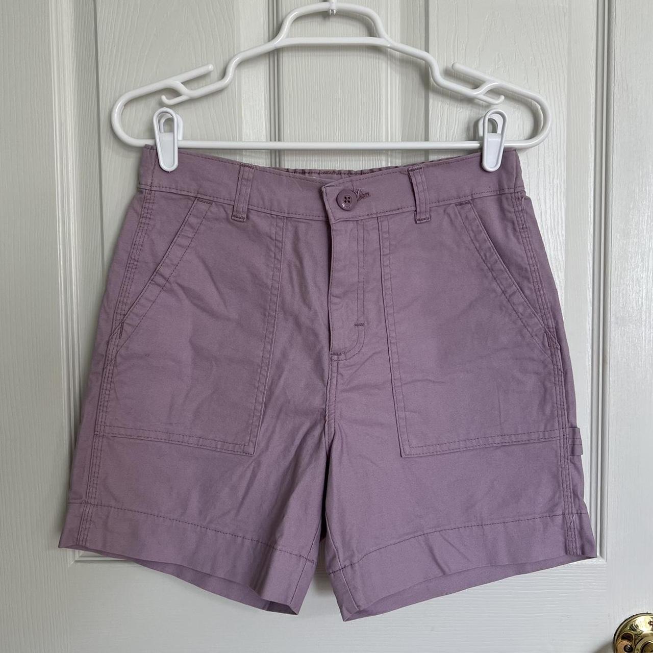 lee lavender/lilac long shorts size... - Depop