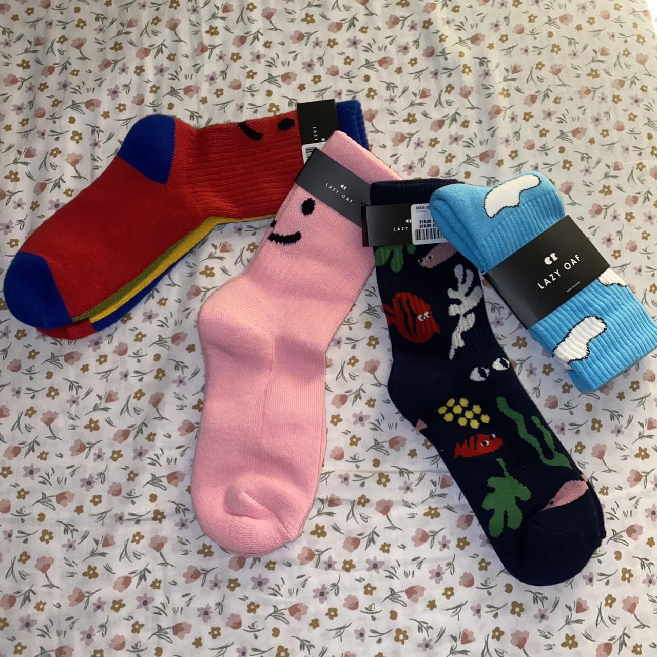 LAZY OAF SOCKS BUNDLE $12 each. Never worn and... - Depop