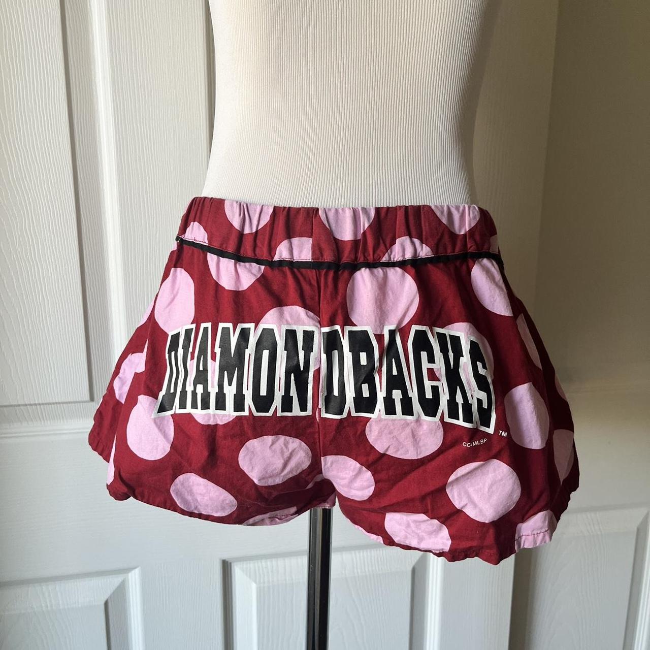 baseball women’s polka dot mini pajama shorts... - Depop