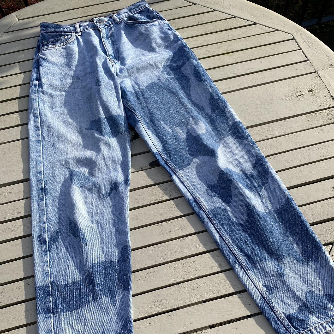 Asos jeans patch dye 'Asos design organic cotton... - Depop