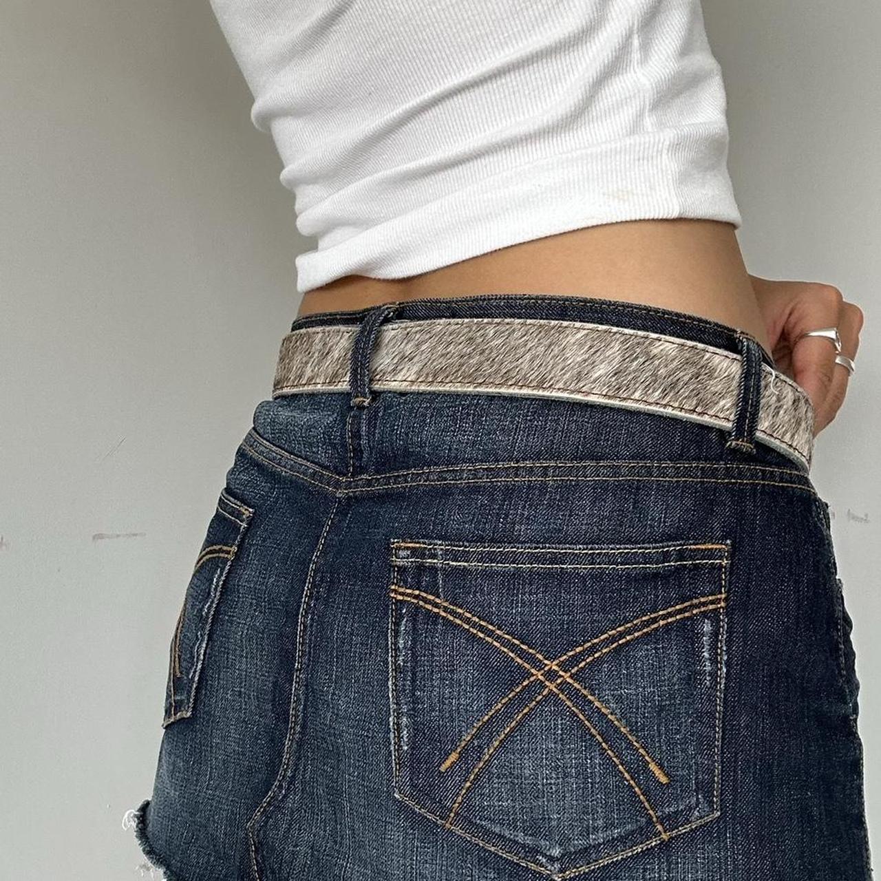 Pony hair chunky belt Laurel black Leather belt,... - Depop