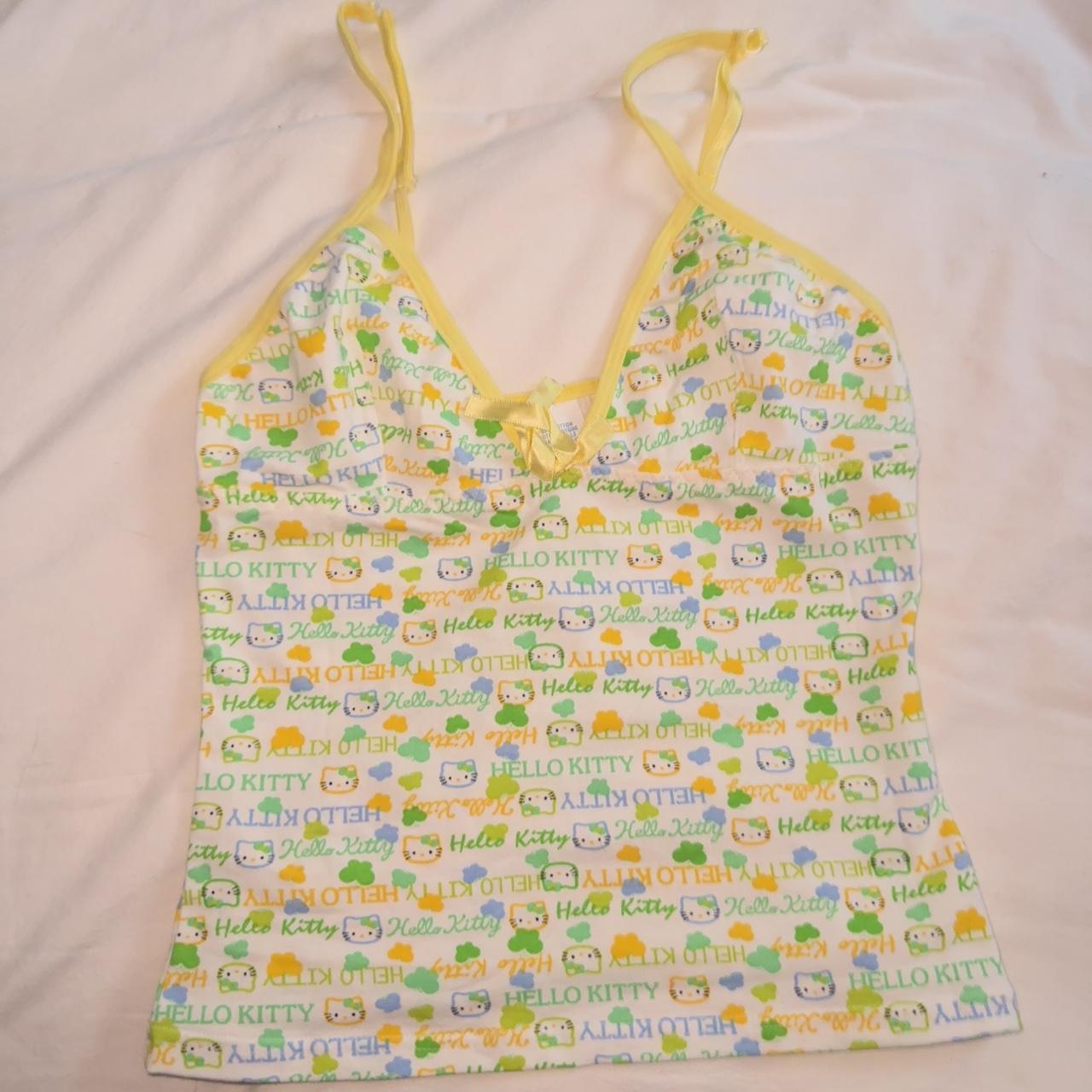 hello kitty tank top estimated xs Please look at... - Depop