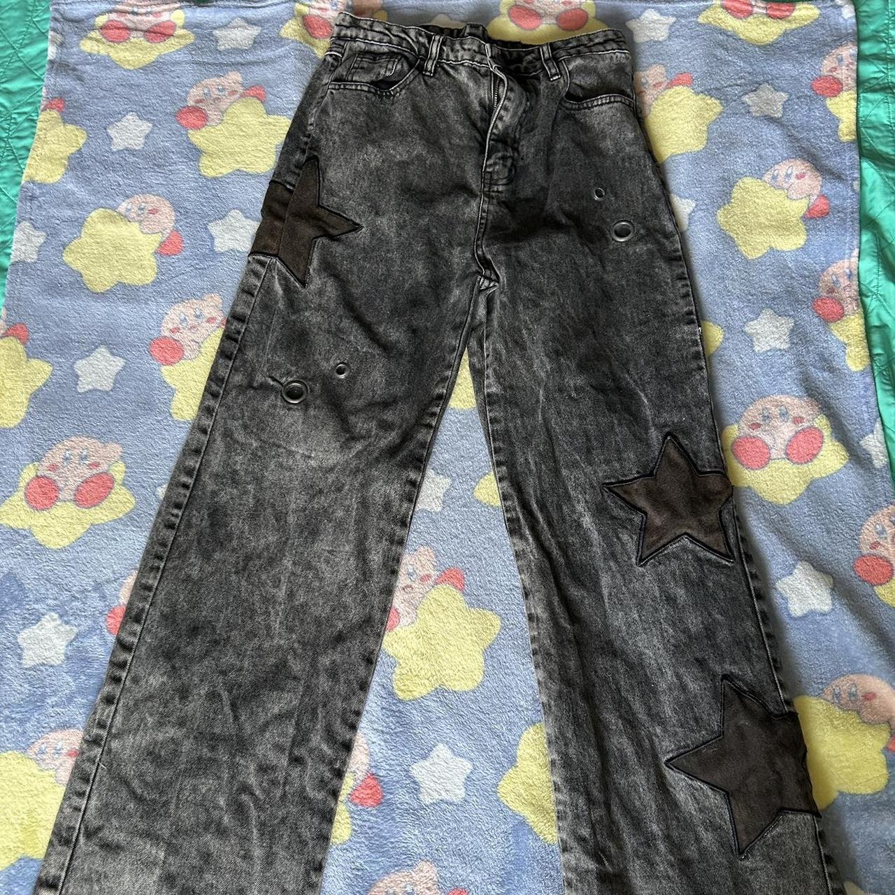 hot topic star jeans size 7 worn to try on - Depop