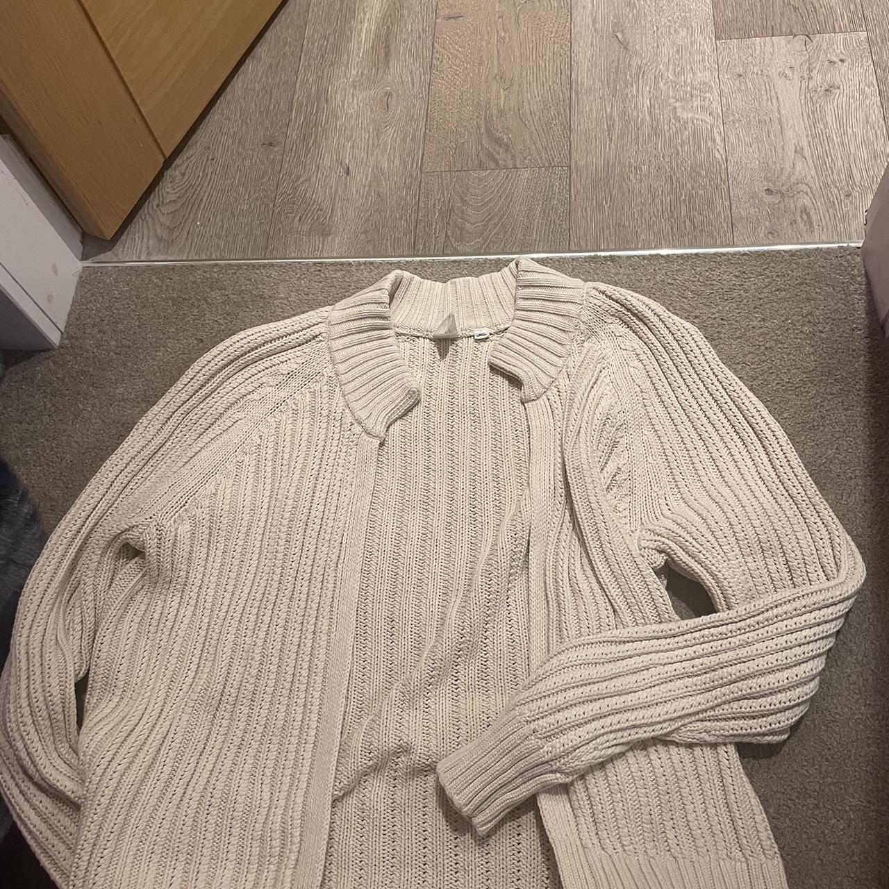 Gap knit jumper L oversized basic - Depop