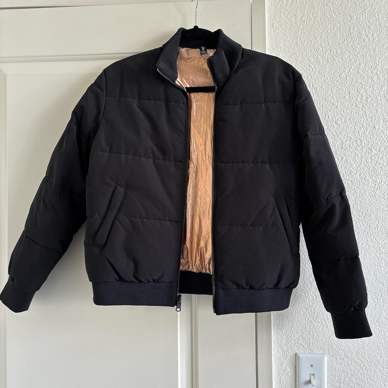 black express puffer reversible - Depop