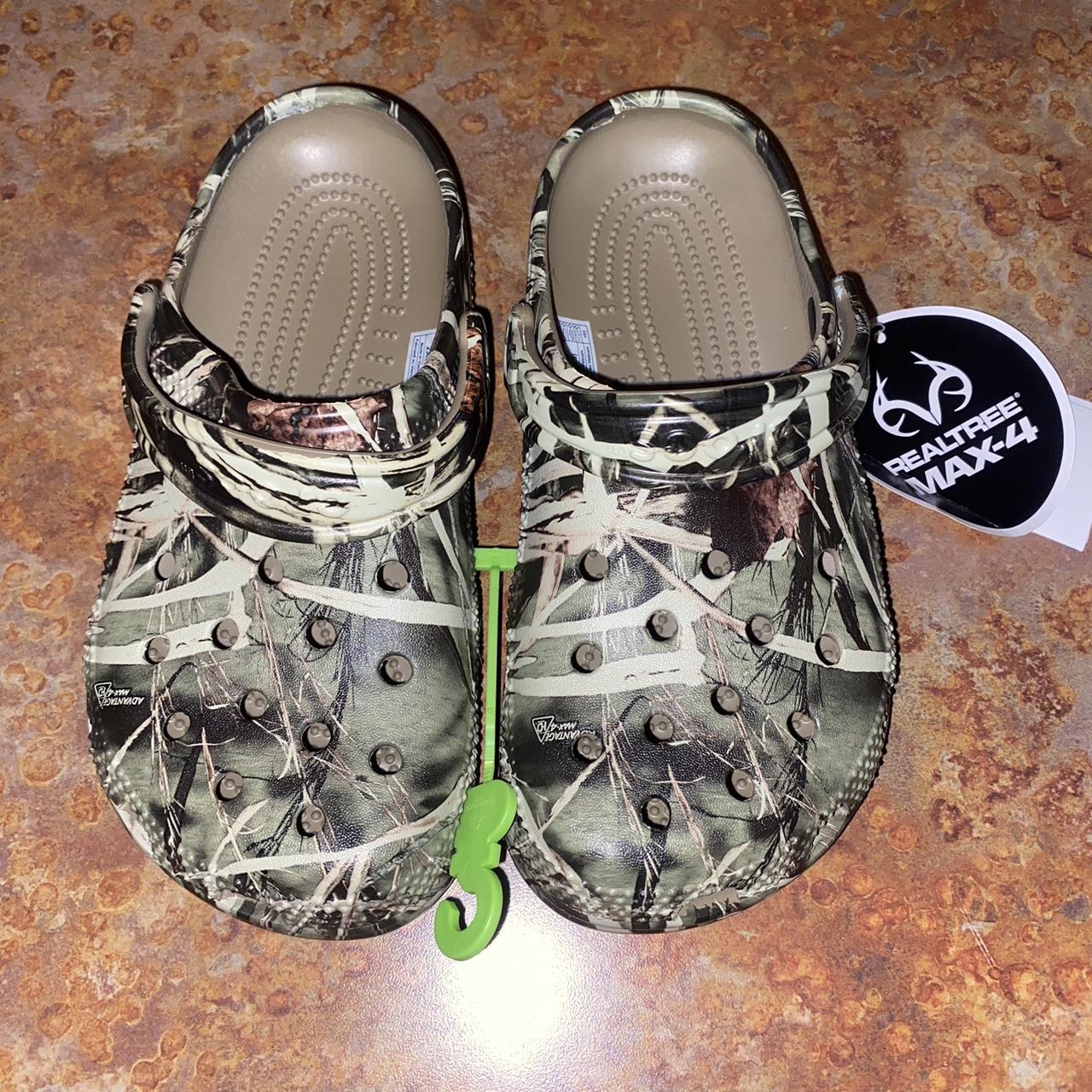Camouflage Crocs brand new Realtree collaboration... - Depop