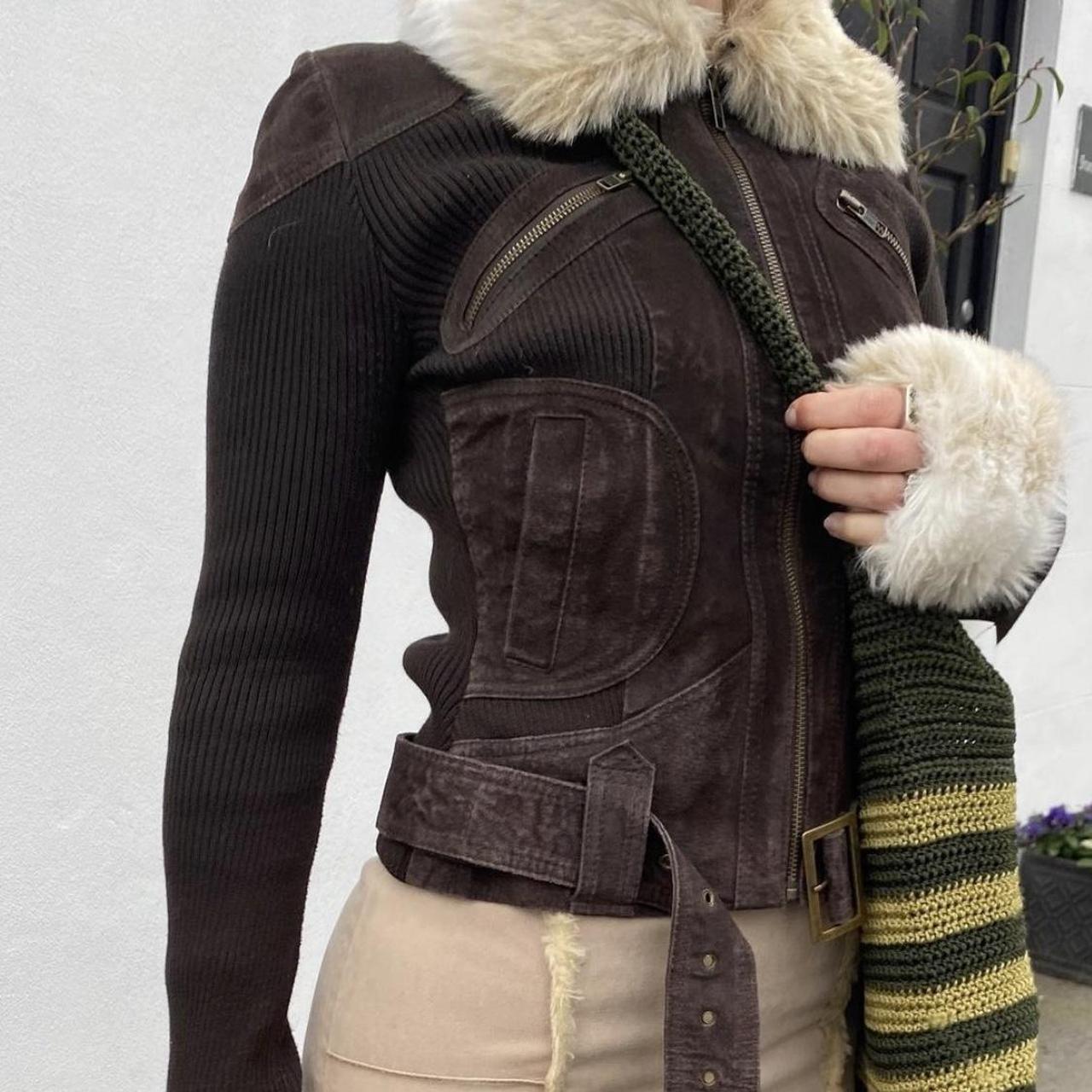 The most amazing brown suede Jane Norman jacket with... - Depop