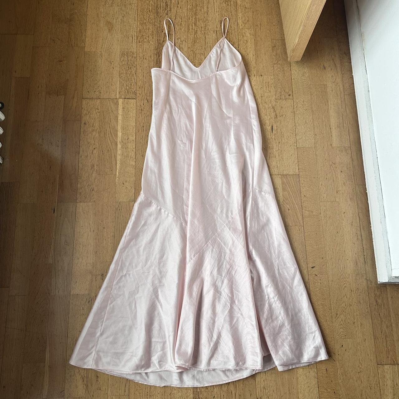 Beautiful light pink slip dress Great... - Depop