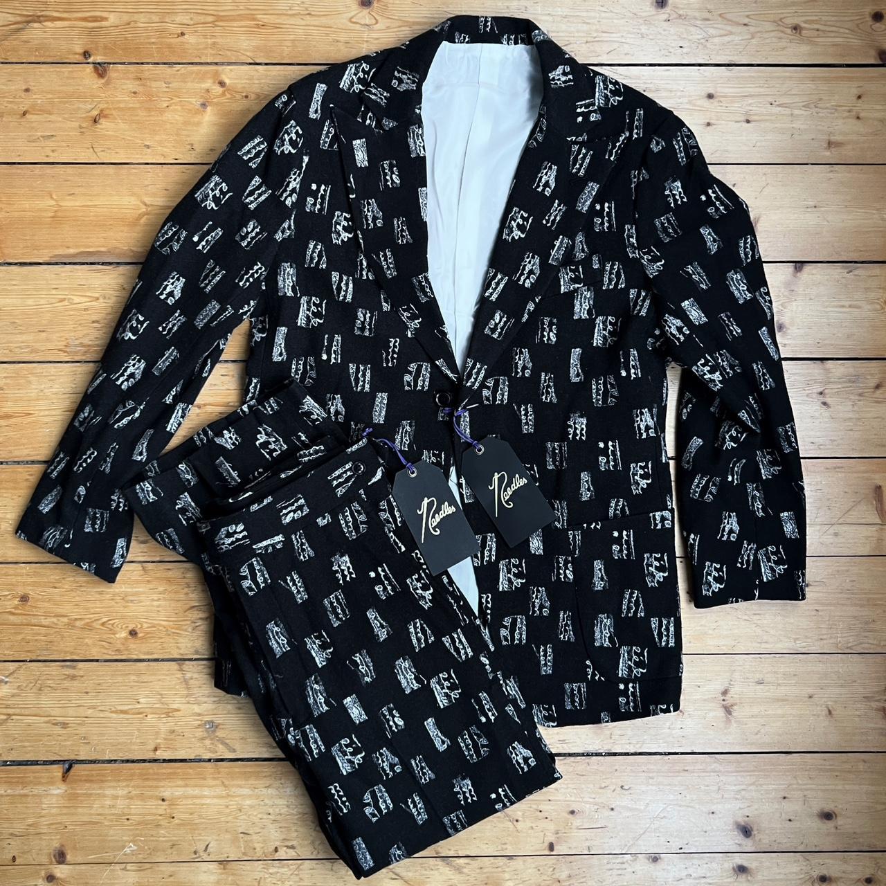 Needles Japan Full Logo Suit Brand New with... - Depop