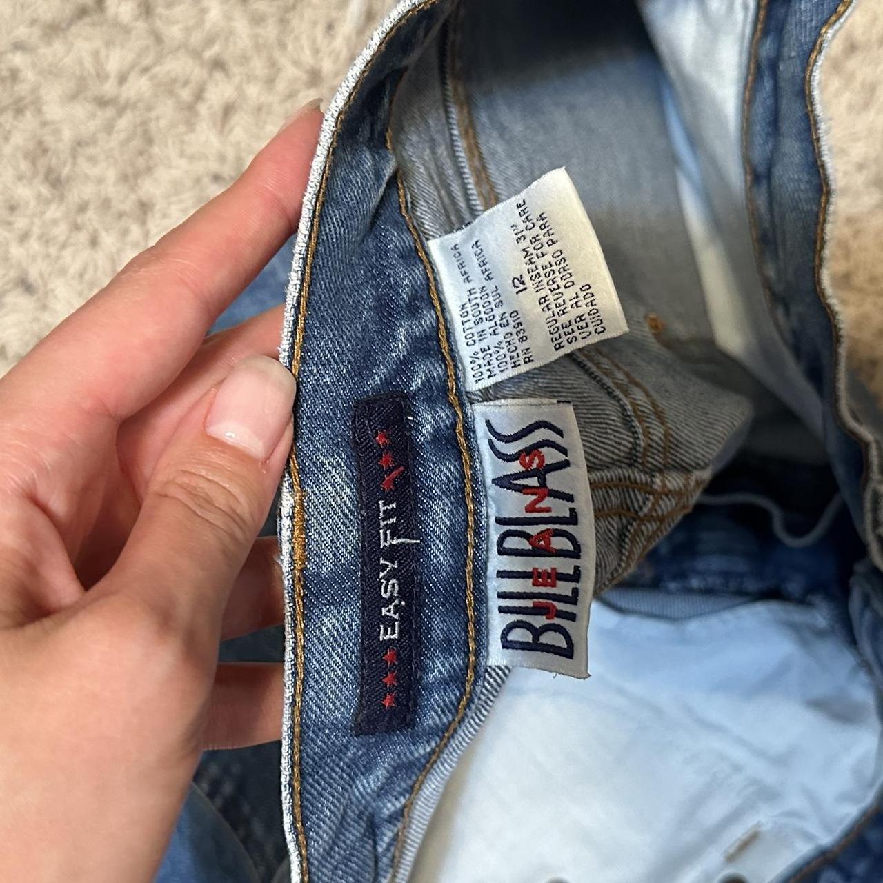 Vintage denim shorts. It’s a really pretty blue in... - Depop