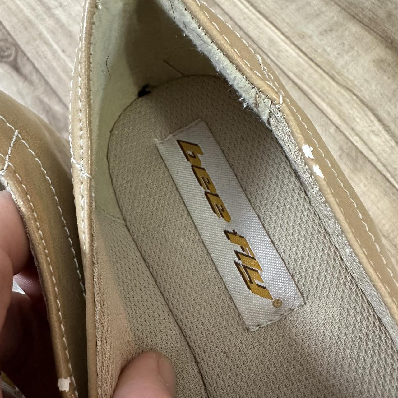 Blockette Mary Jane tan flats By bee fly No size... - Depop