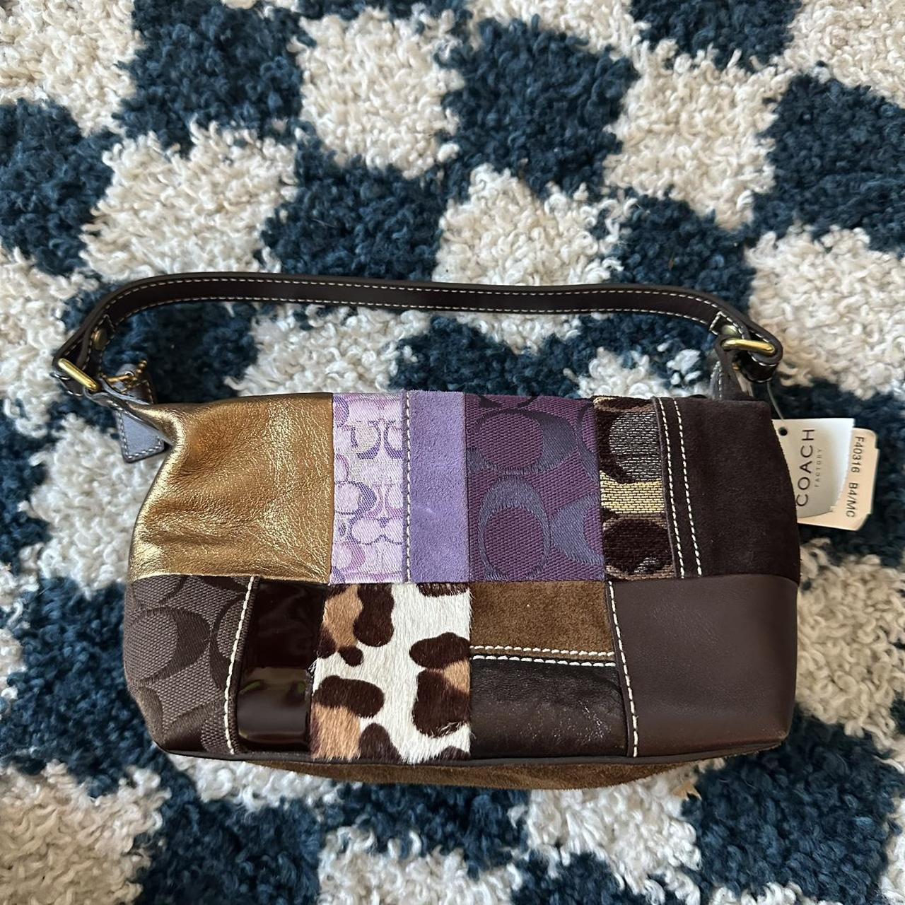 Coach Patchwork Multicolor patchwork holiday Top... - Depop