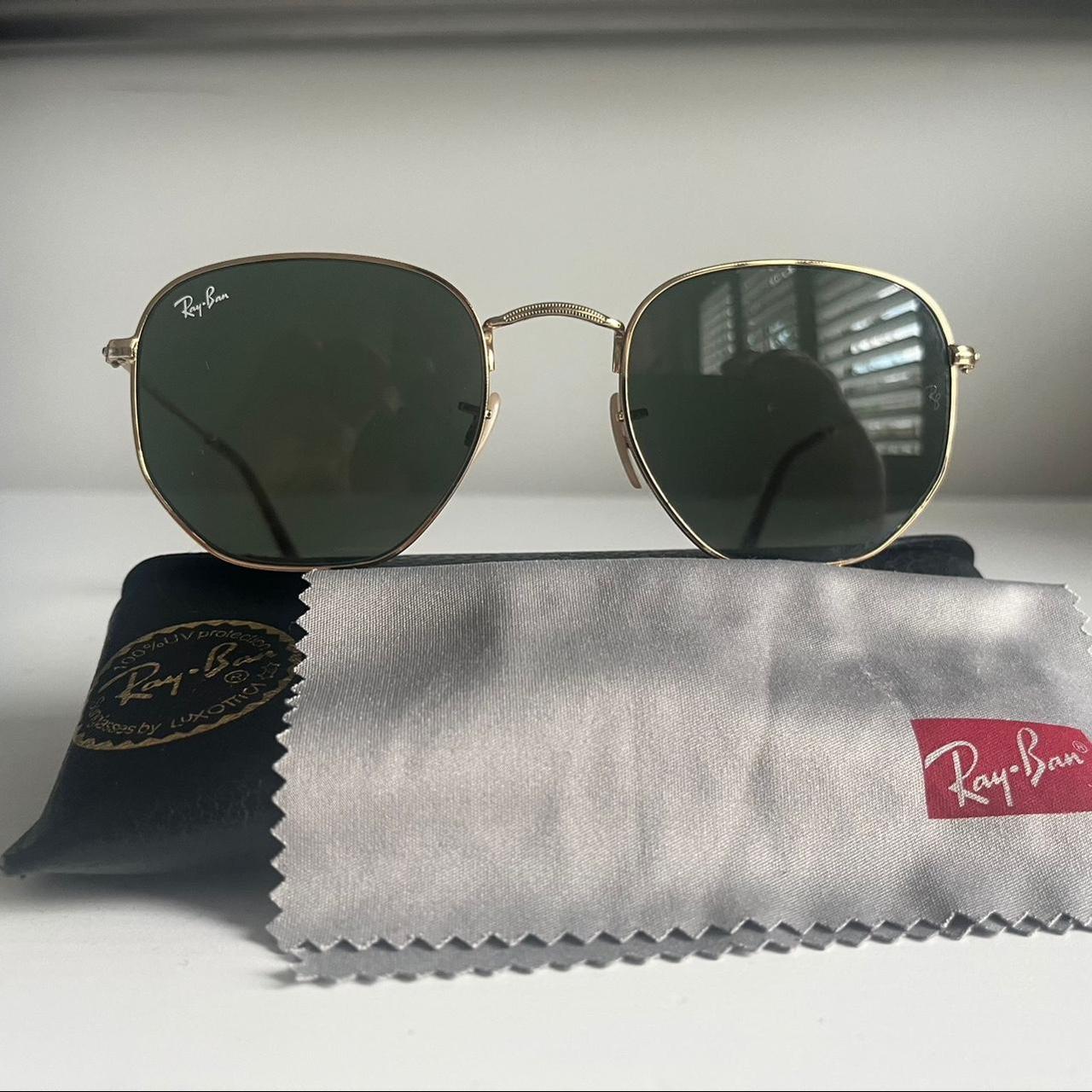 Authentic Ray Ban unisex sunglasses. Come with case... - Depop