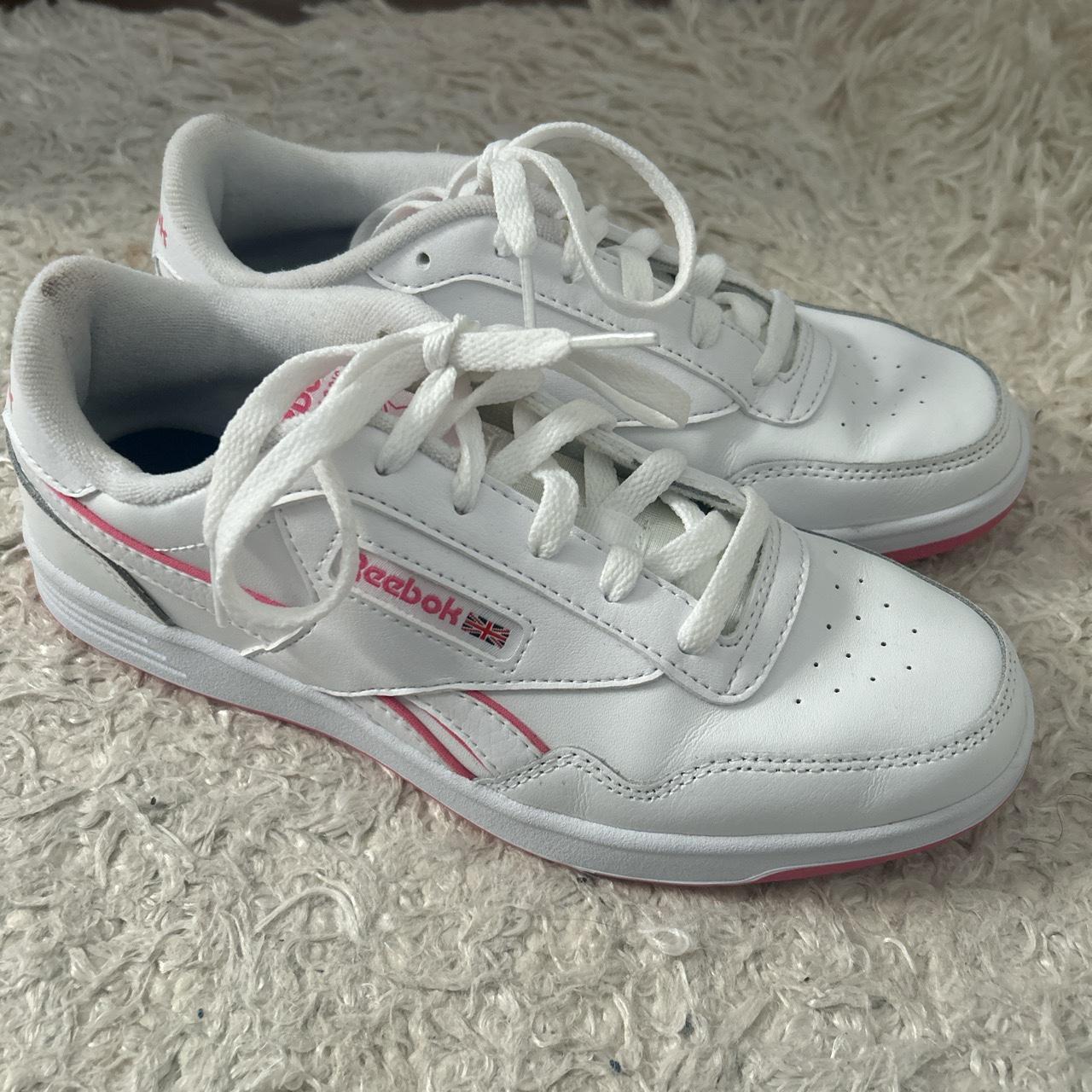 PINK REEBOK TENNIS SHOES!! I bought these for... - Depop