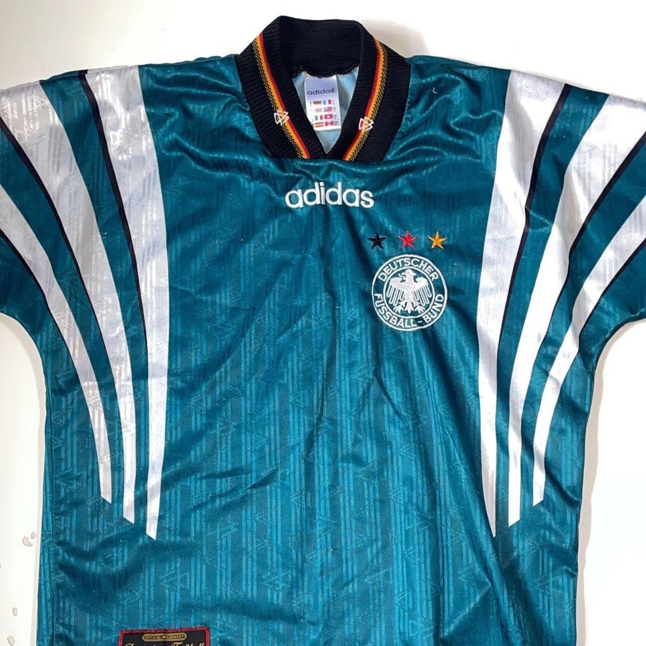 GERMANY 90s FOOTBALL SHIRT Size on tag: S Fits like... - Depop