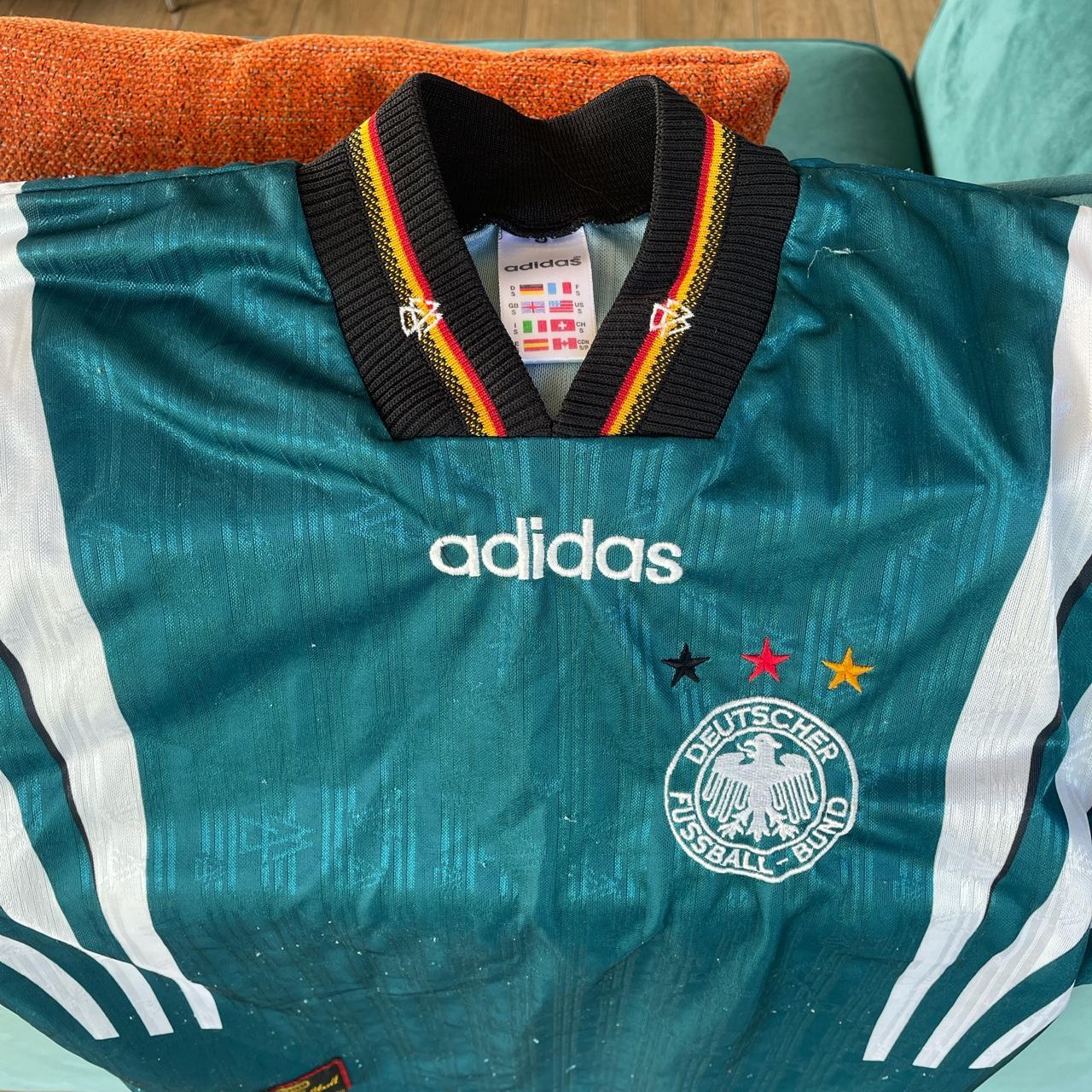 GERMANY 90s FOOTBALL SHIRT Size on tag: S Fits like... - Depop