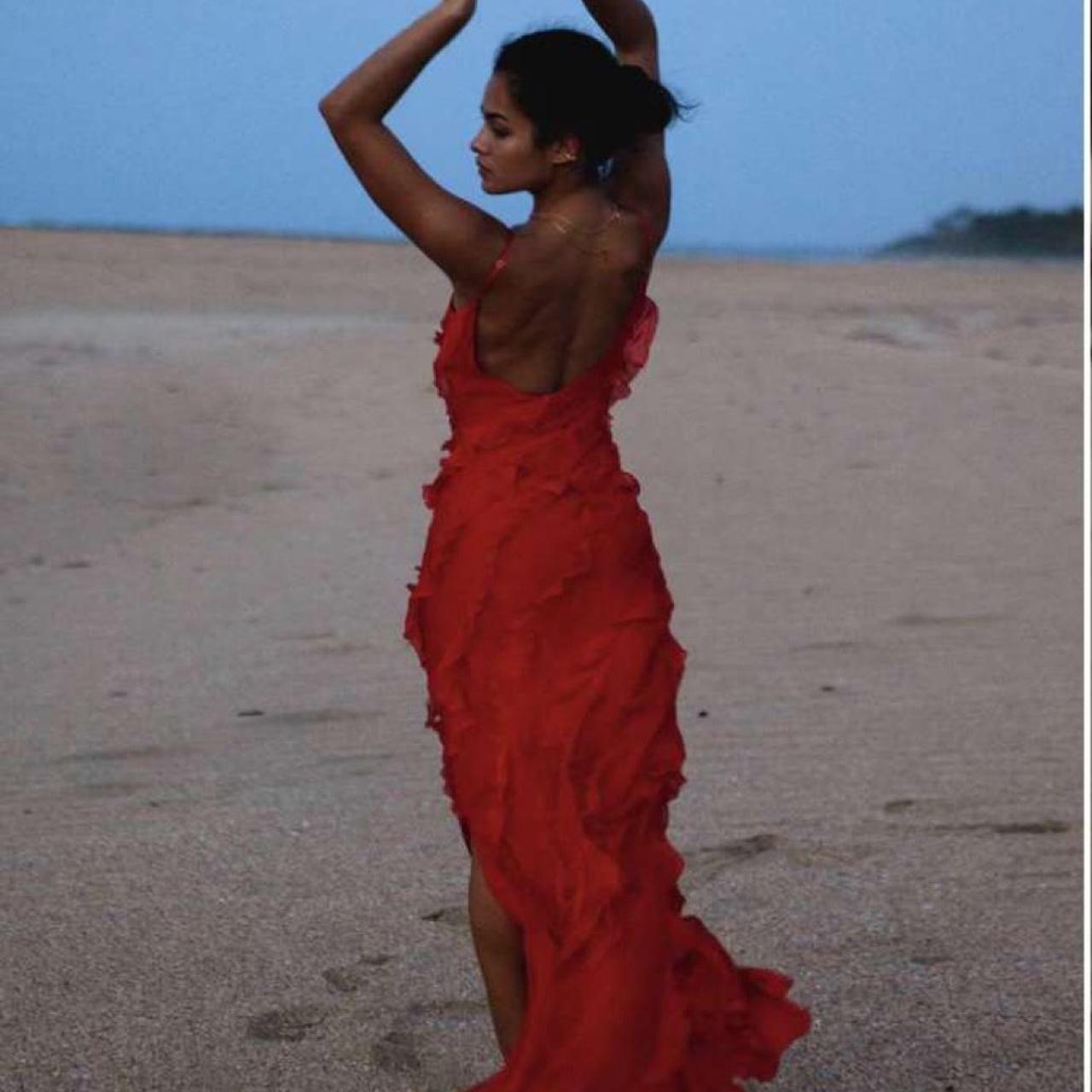 Red CECELIA dress from Rat&Boa. Selling size XS.... - Depop