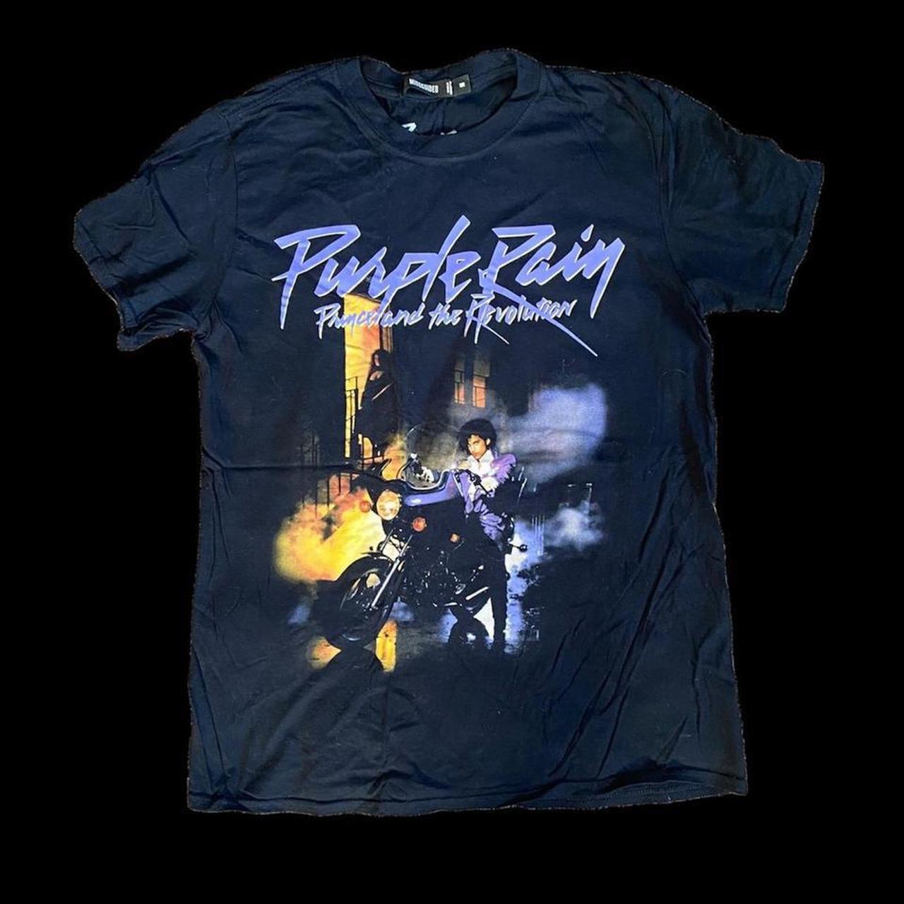 PRINCE purple rain graphic t shirt - missguided -... - Depop